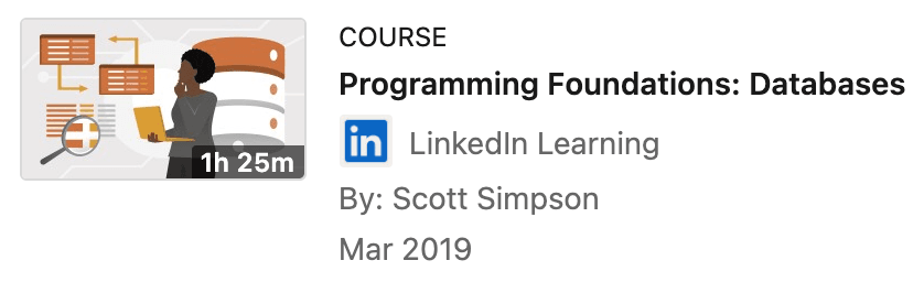 How I Taught Myself SQL Using LinkedIn Learning - Kathy Chiu